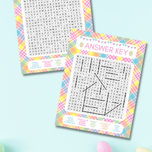 Free Printable Easter Word Search - Prudent Penny Pincher