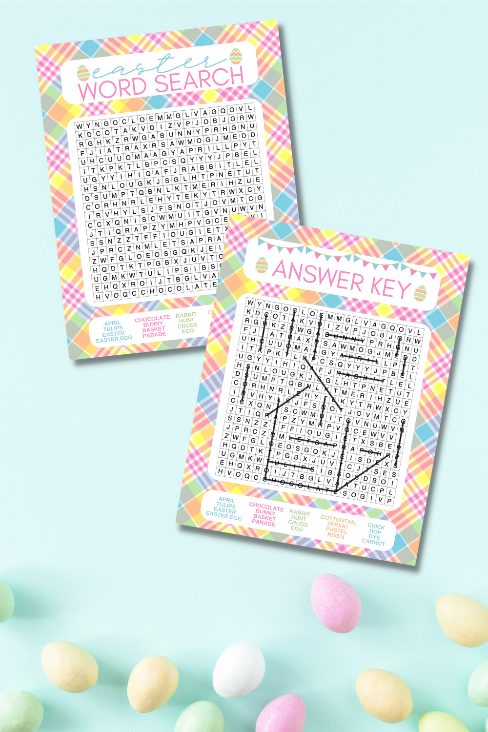 Free Printable Easter Word Search for Kids - Prudent Penny Pincher