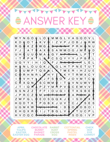 Free Printable Easter Word Search for Kids - Prudent Penny Pincher