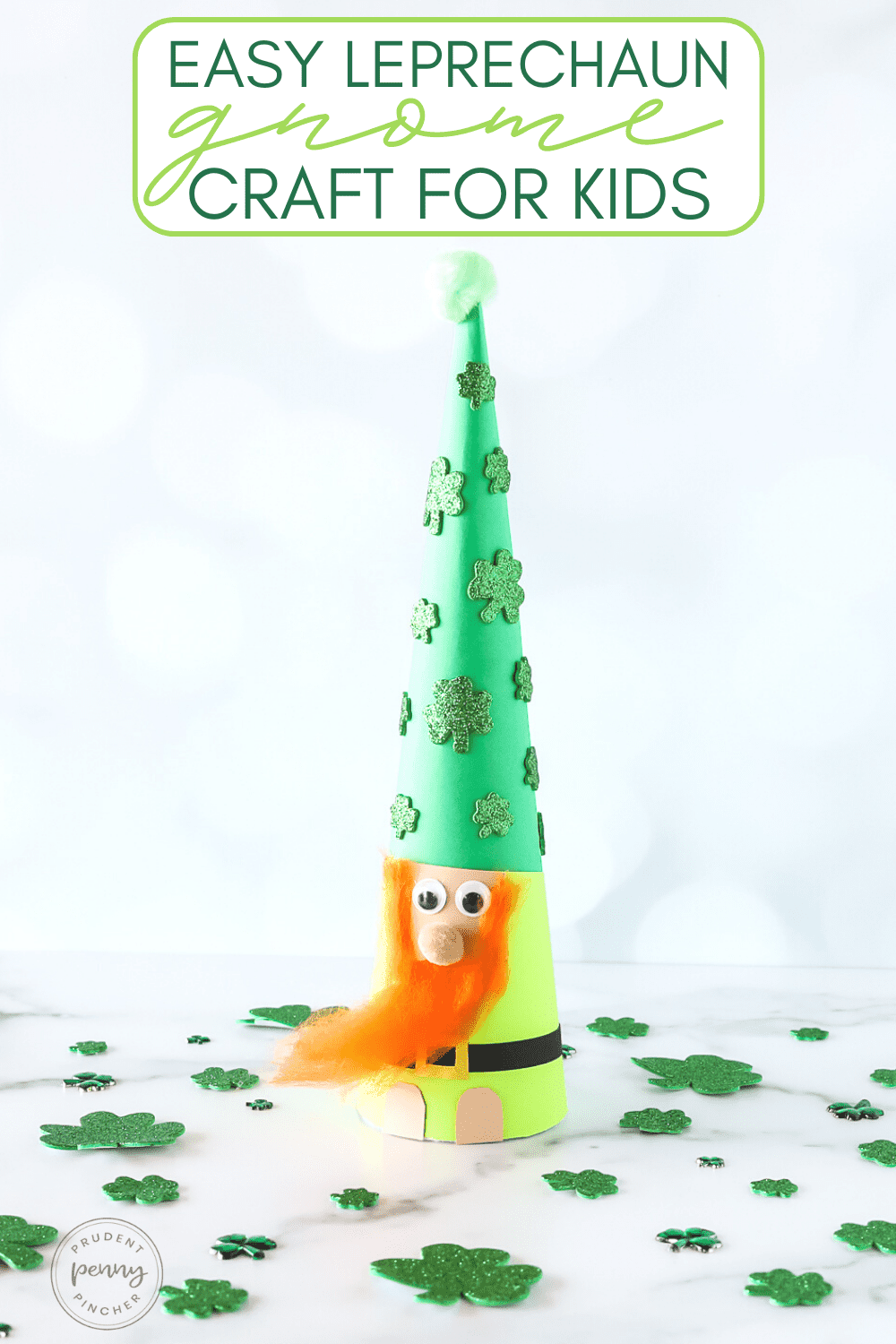 Easy Gnome Leprechaun Craft for Kids - Prudent Penny Pincher