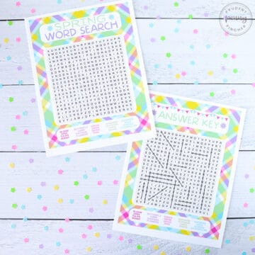 Free Printable Spring Word Search - Prudent Penny Pincher
