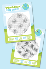 Free Printable Earth Day Word Search for Kids - Prudent Penny Pincher