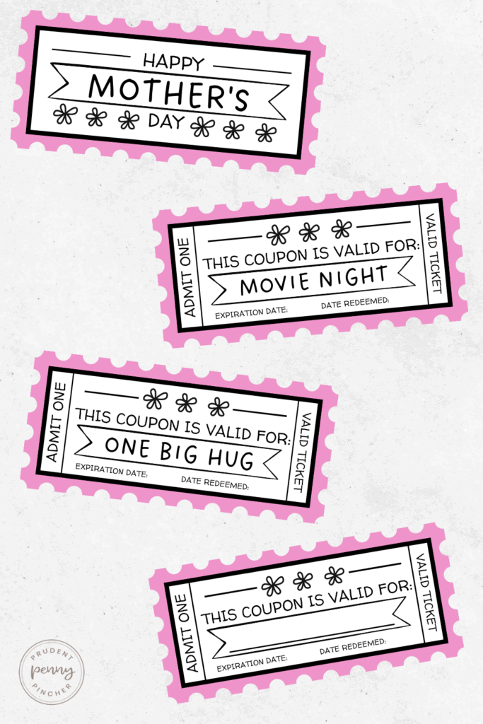 Free Printable Mother's Day Coupon Book - Prudent Penny Pincher