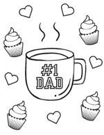 25 Free Printable Father's Day Coloring Pages for Kids - Prudent Penny ...