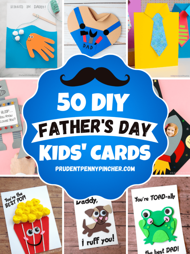 10 Free Printable Father's Day Cards for Kids to Color - Prudent Penny ...