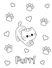 30 Free Printable Cat Coloring Pages – All American Holiday