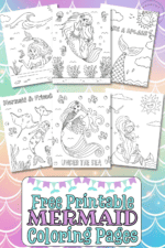 20 Free Printable Mermaid Coloring Pages for Kids - Prudent Penny Pincher