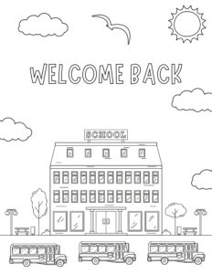 20 Free Back to School Coloring Pages for Kids - Prudent Penny Pincher