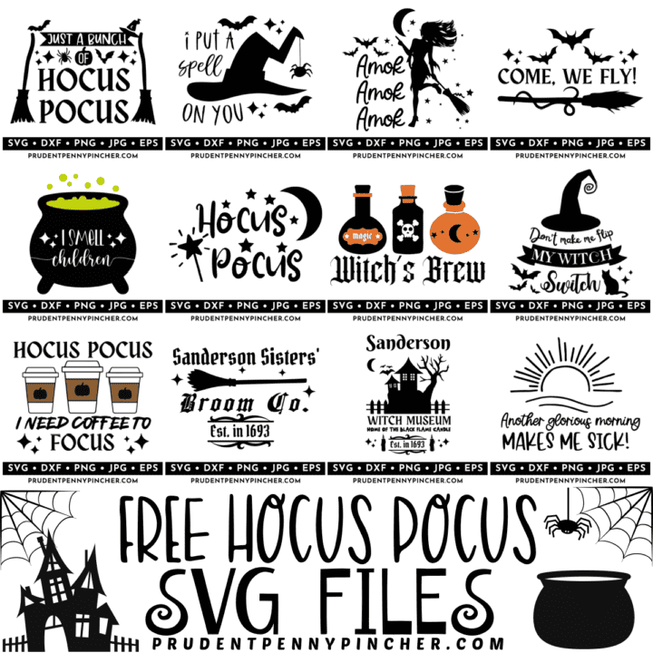 Free Hocus Pocus Svg Files Prudent Penny Pincher
