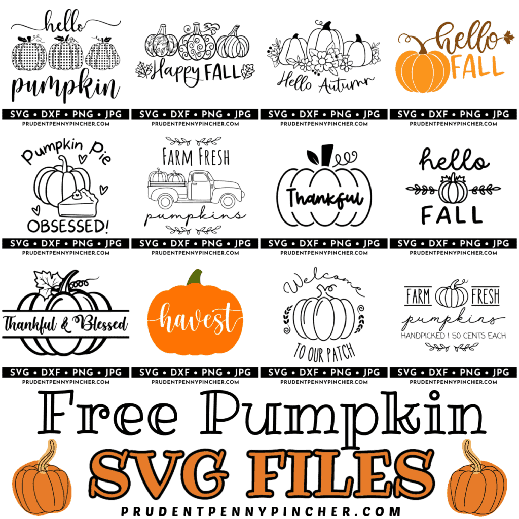 Free Pumpkin SVG Files - Prudent Penny Pincher