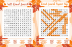 5 Free Fall Word Search Printables - Prudent Penny Pincher
