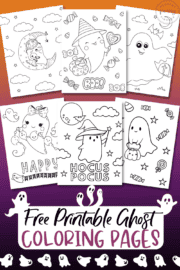 Free Printable Ghost Coloring Pages - Prudent Penny Pincher
