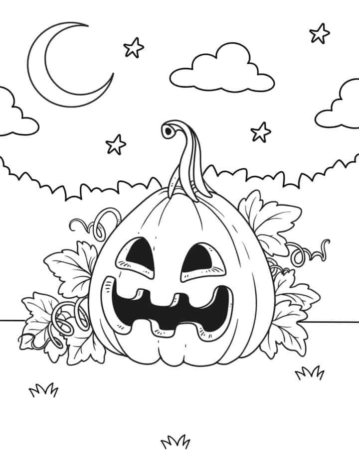50 Free Halloween Coloring Pages - Prudent Penny Pincher