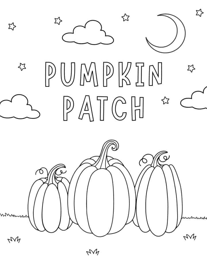Free Pumpkin Coloring Pages - Prudent Penny Pincher