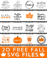20 Free Fall SVG Files - Prudent Penny Pincher