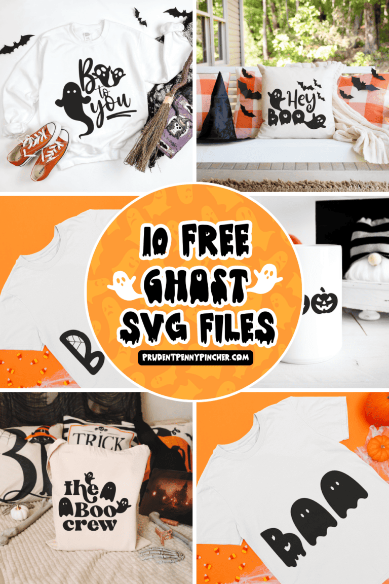 Free Ghost SVG Files for Halloween - Prudent Penny Pincher
