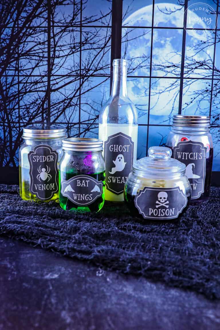 Free Printable Potion Bottle Labels for Halloween - Prudent Penny Pincher