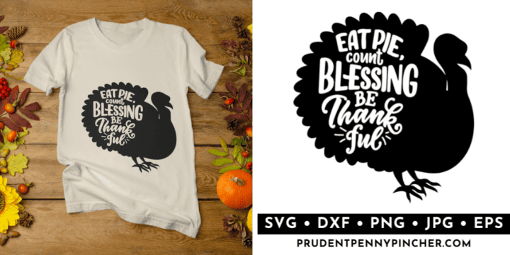 15 Free Turkey SVG Files for Thanksgiving - Prudent Penny Pincher