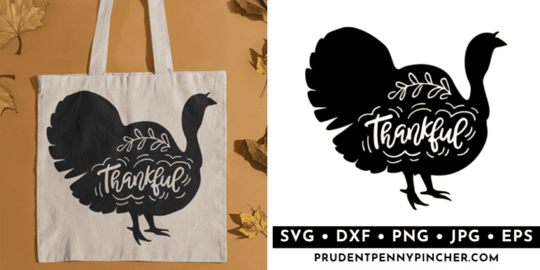 15 Free Turkey SVG Files for Thanksgiving - Prudent Penny Pincher