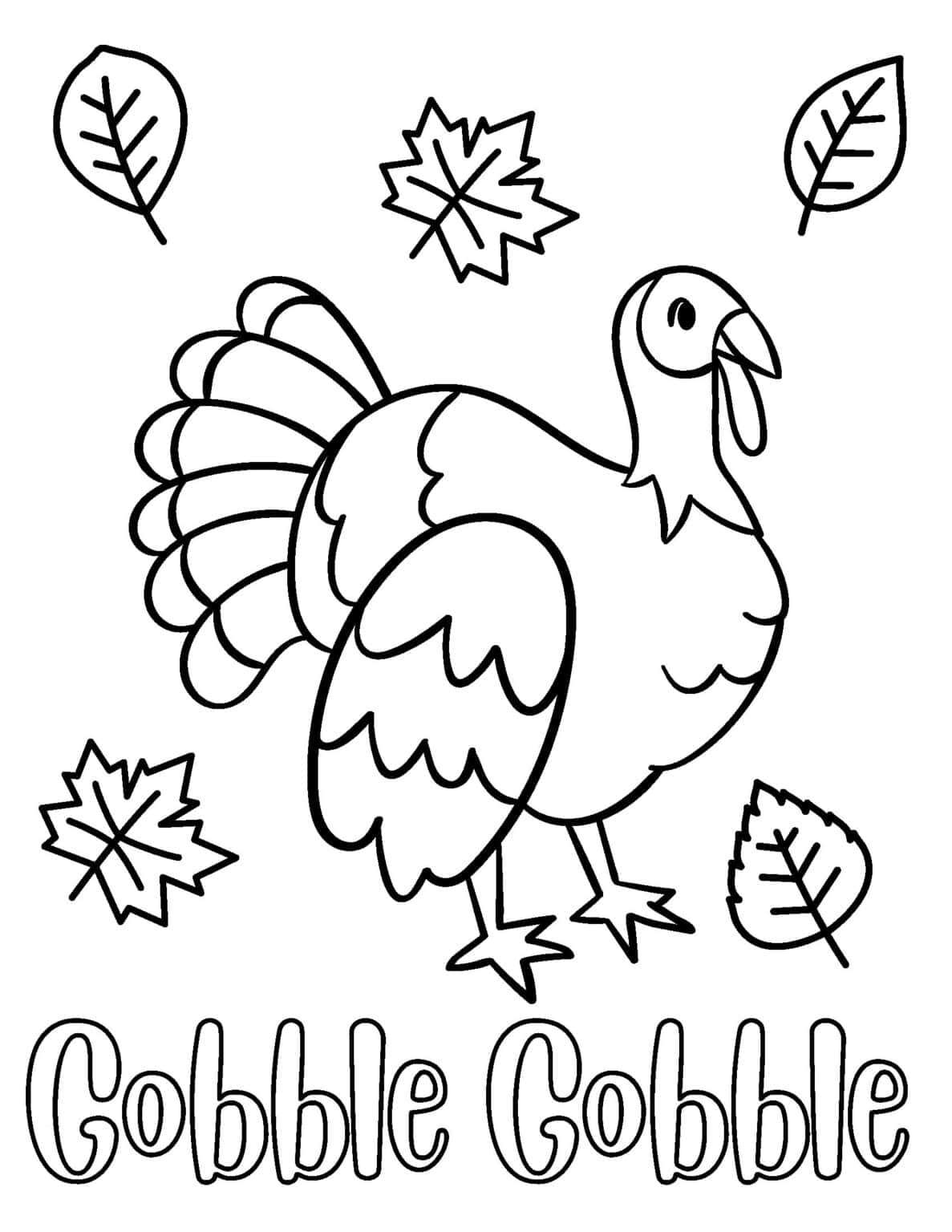 45 Free Thanksgiving Coloring Pages for Kids and Adults - Prudent Penny ...