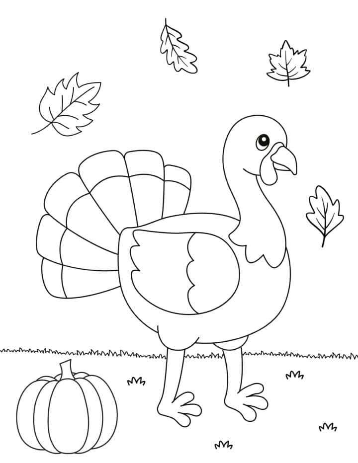 30 Free Thanksgiving Turkey Coloring Pages for Kids - Prudent Penny Pincher