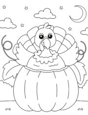 30 Free Thanksgiving Turkey Coloring Pages for Kids - Prudent Penny Pincher