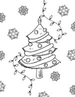 45 Free Printable Christmas Tree Coloring Pages - Prudent Penny Pincher