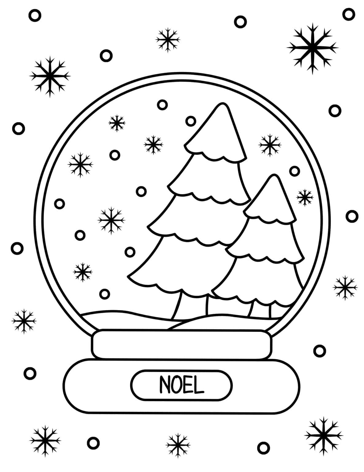 45 Free Printable Christmas Tree Coloring Pages - Prudent Penny Pincher