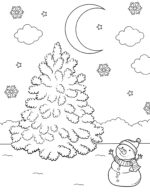 45 Free Printable Christmas Tree Coloring Pages - Prudent Penny Pincher