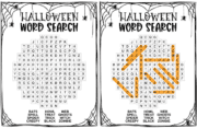 Free Halloween Word Search Printables - Prudent Penny Pincher