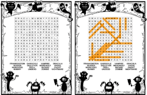 Free Halloween Word Search Printables - Prudent Penny Pincher