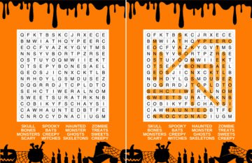 Free Halloween Word Search Printables - Prudent Penny Pincher
