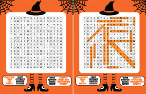 Free Halloween Word Search Printables - Prudent Penny Pincher