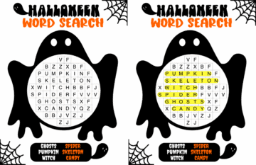 Free Halloween Word Search Printables - Prudent Penny Pincher