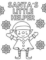 50 Free Printable Santa Coloring Pages for Kids - Prudent Penny Pincher