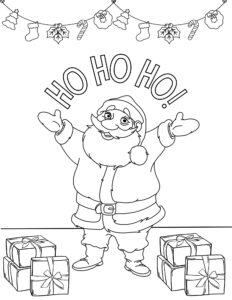 50 Free Printable Santa Coloring Pages for Kids - Prudent Penny Pincher