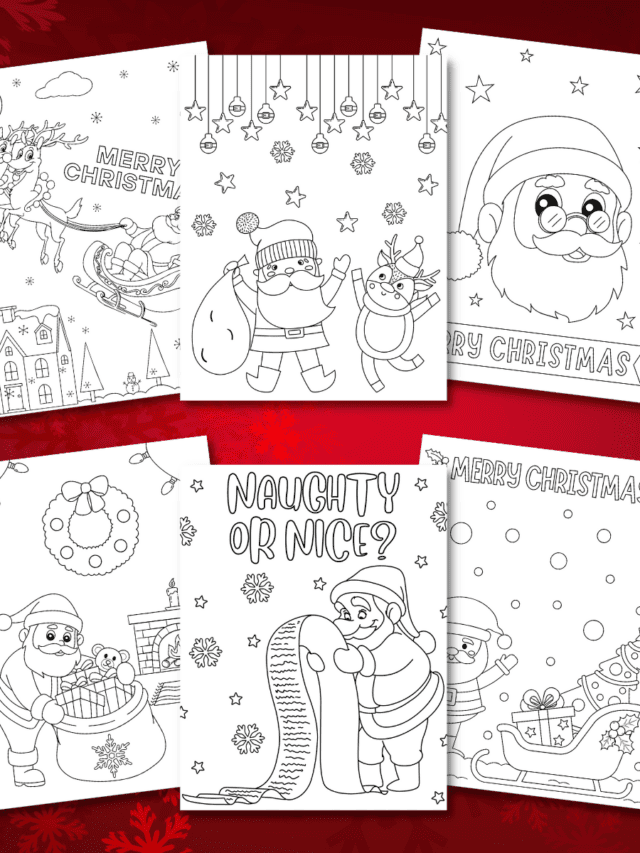 20 Free Printable Christmas Stocking Coloring Pages for Kids - Prudent ...