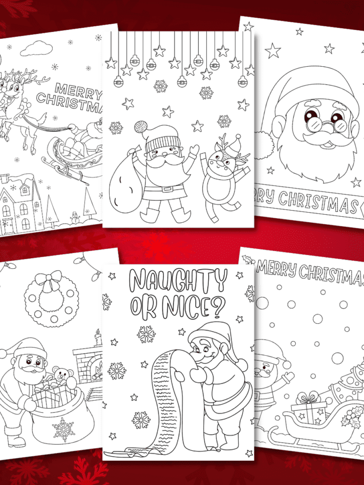 20 Free Printable Christmas Stocking Coloring Pages for Kids - Prudent ...