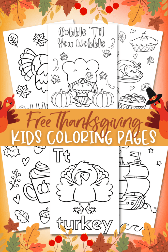 45 Free Thanksgiving Coloring Pages for Kids and Adults - Prudent Penny ...