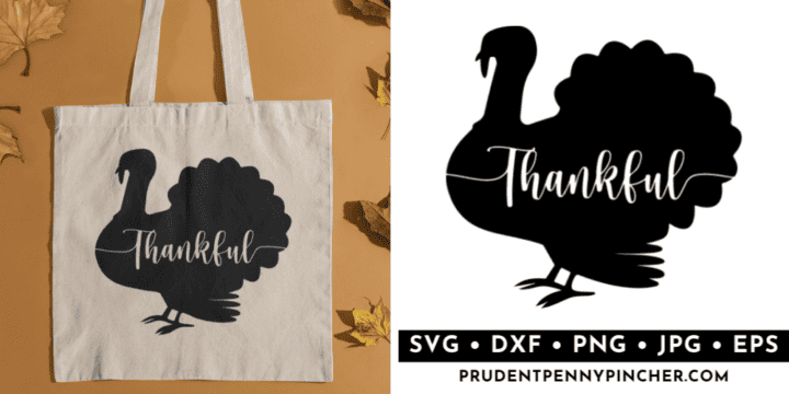 15 Free Turkey SVG Files for Thanksgiving - Prudent Penny Pincher