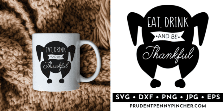 15 Free Turkey SVG Files for Thanksgiving - Prudent Penny Pincher