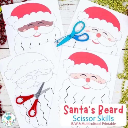 20 Simple Santa Crafts for Kids - Prudent Penny Pincher