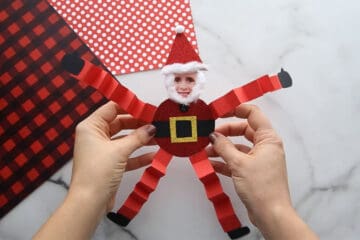 20 Simple Santa Crafts for Kids - Prudent Penny Pincher