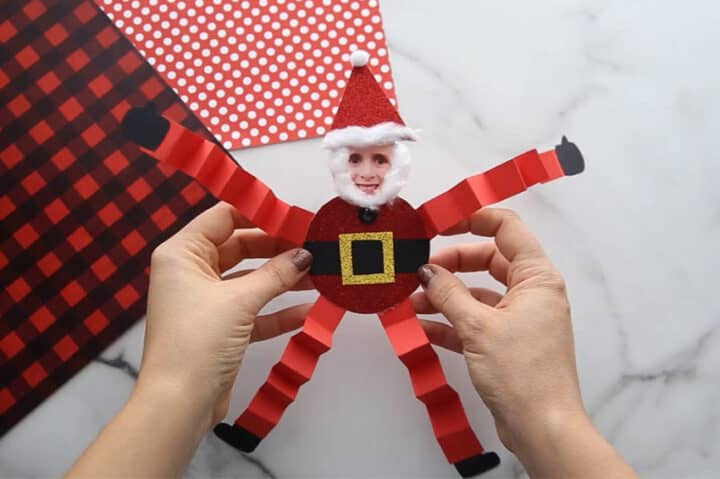 20 Simple Santa Crafts for Kids - Prudent Penny Pincher