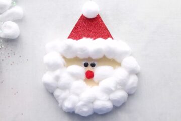 20 Simple Santa Crafts for Kids - Prudent Penny Pincher