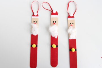 20 Simple Santa Crafts for Kids - Prudent Penny Pincher