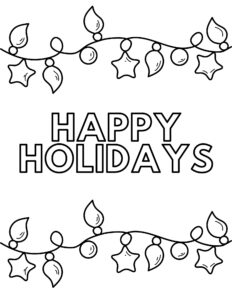 25 Free Winter Coloring Pages for Kids - Prudent Penny Pincher