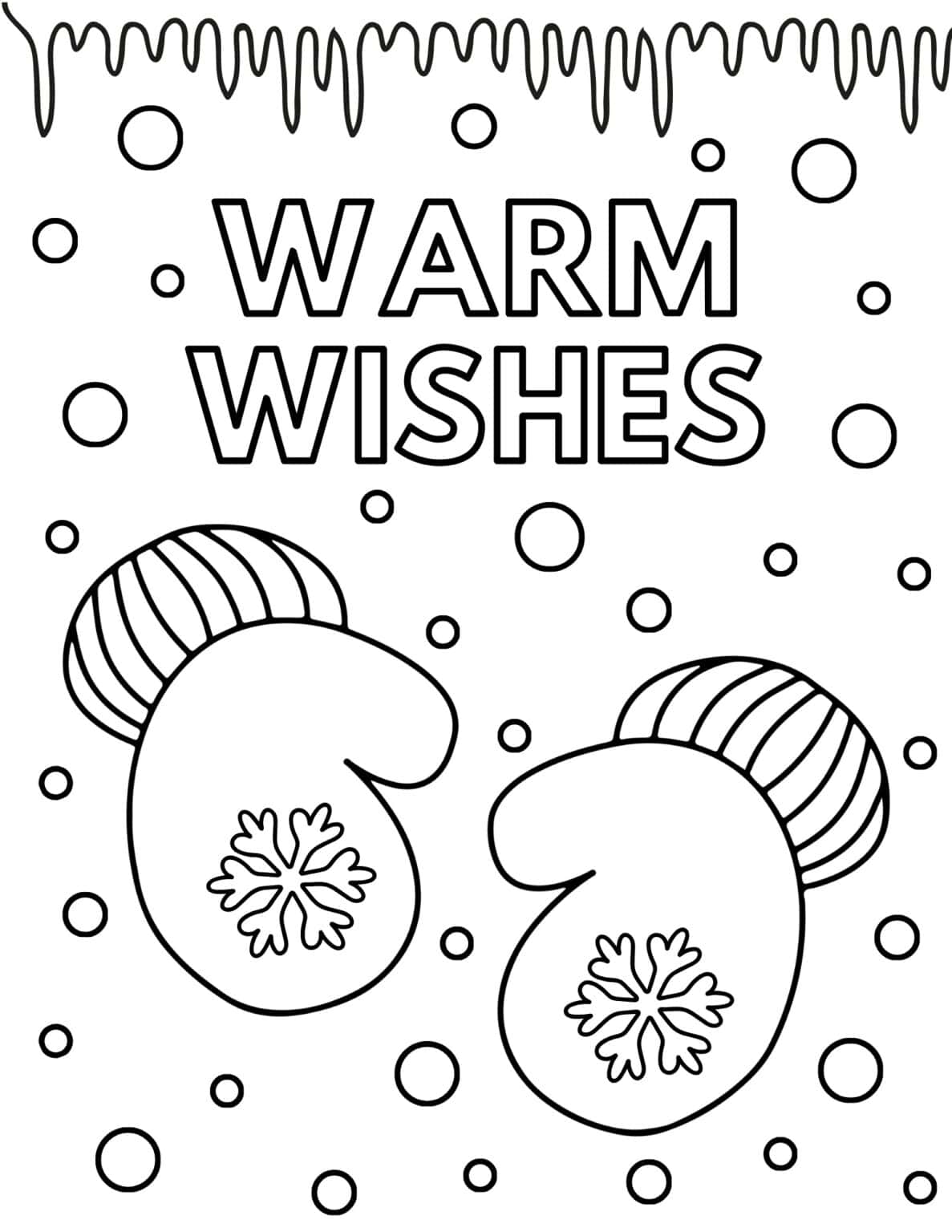 25 Free Winter Coloring Pages for Kids - Prudent Penny Pincher