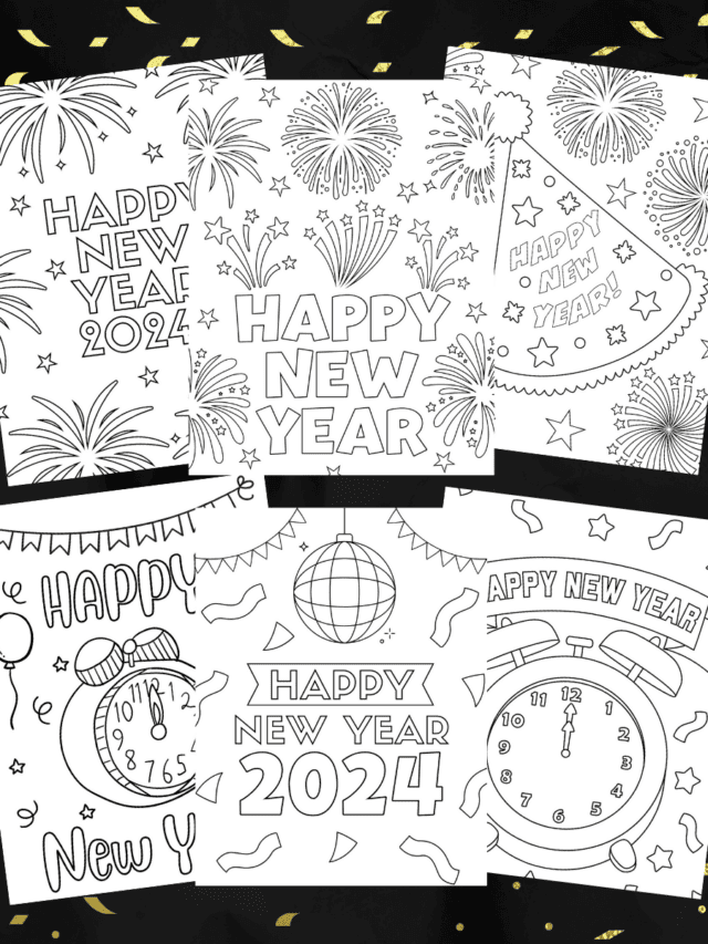 Free Printable Happy New Year’s Eve Banner for 2026 - Prudent Penny Pincher