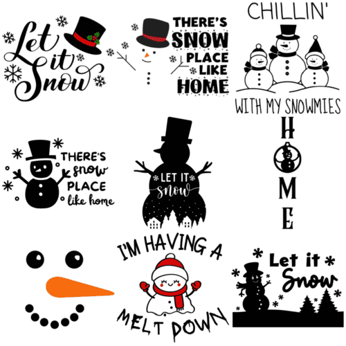 10 Free Snowman Svg Files Prudent Penny Pincher